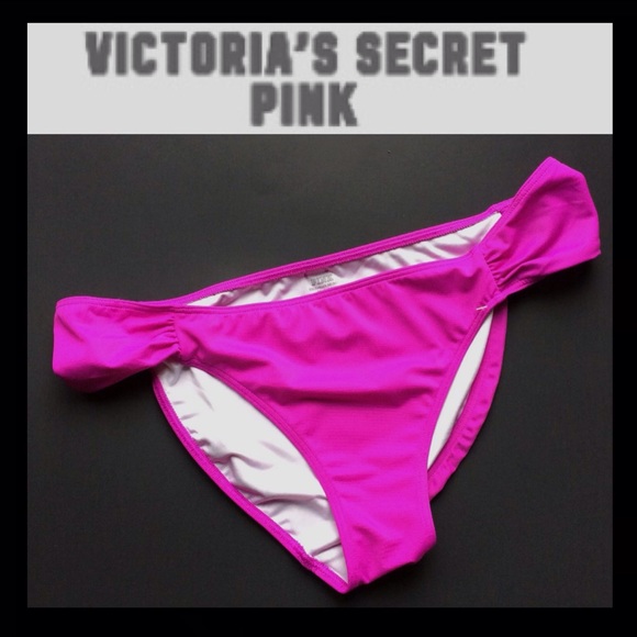 PINK Victoria's Secret | Swim | Nwot Vs Pink Ruched Hipster | Poshmark